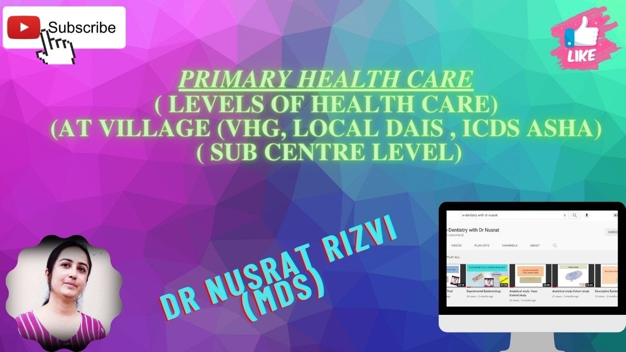 Primary Health care At Village level (VHG, Local Dais, ICDS ,ASHA ...
