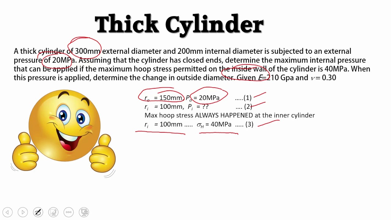 Thick Cylinder Part 2 Betul - YouTube
