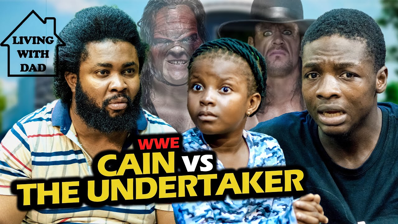 Cain vs The Undertaker | Mark Angel Comedy | LIVING WITH DAD - YouTube