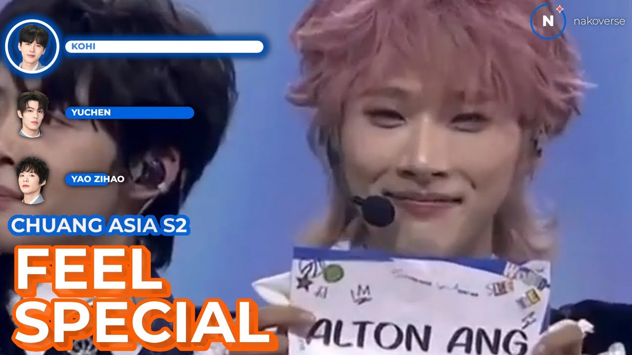 CHUANG ASIA S2 - FEEL SPECIAL LINE DISTRIBUTION - YouTube