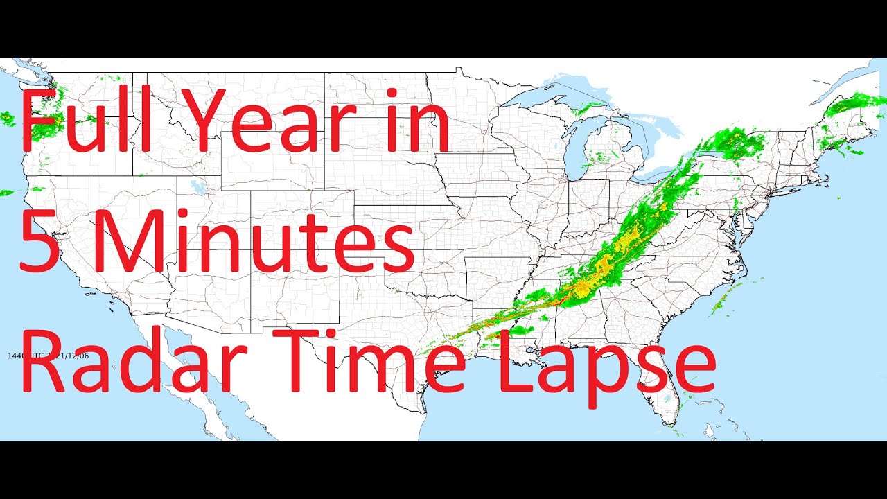 2021 Full Year in 5 Minutes US Weather Radar Time Lapse Animation - YouTube