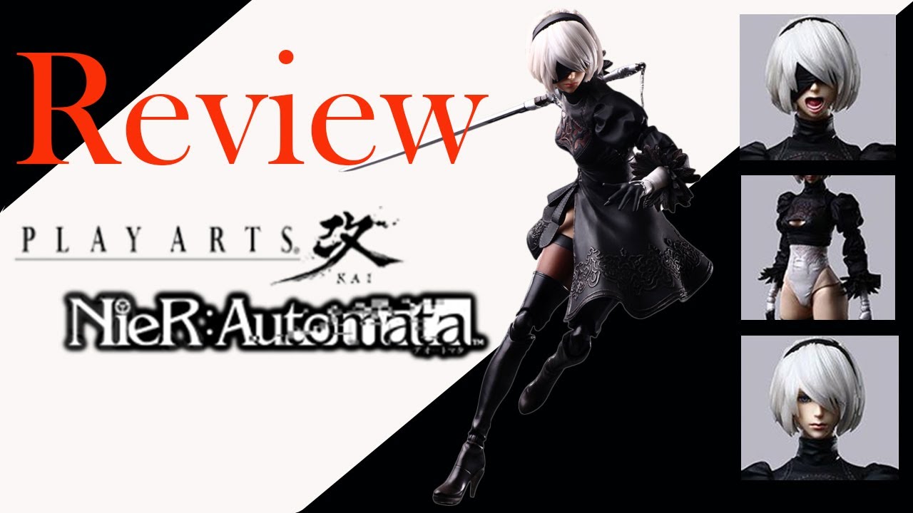 NieR Automata 2B Play Arts Kai Deluxe Review - YouTube
