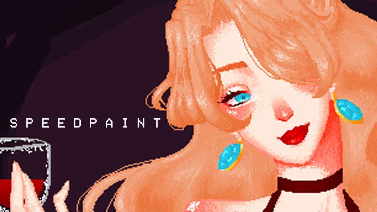 Drawing My OC in MS Paint // Grace // Speedpaint - YouTube