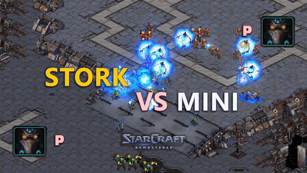 Starcraft Remastered Stork vs Mini - YouTube