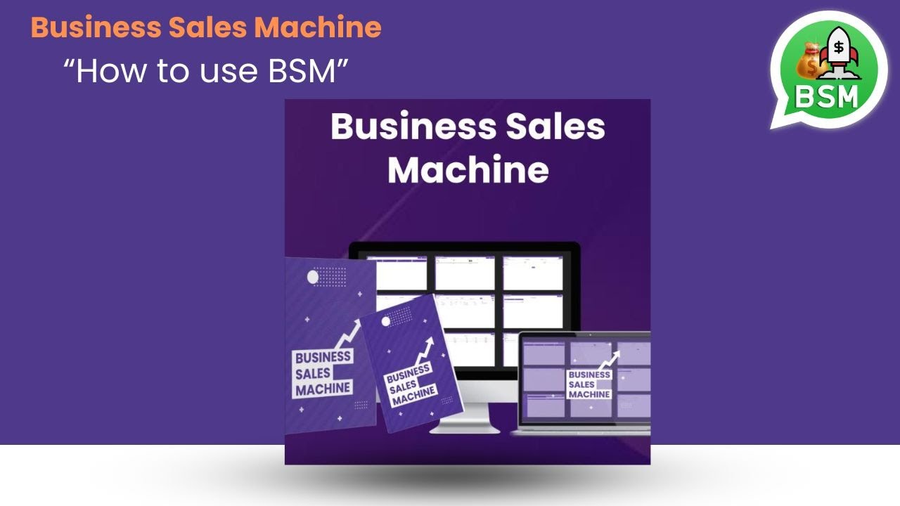 "How to use BSM" | Demo | Business Sales Machine - YouTube