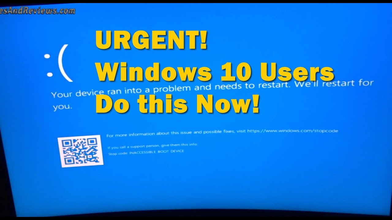 URGENT! ALL Windows 10 Users Must Do this NOW! Windows Image Backup ...