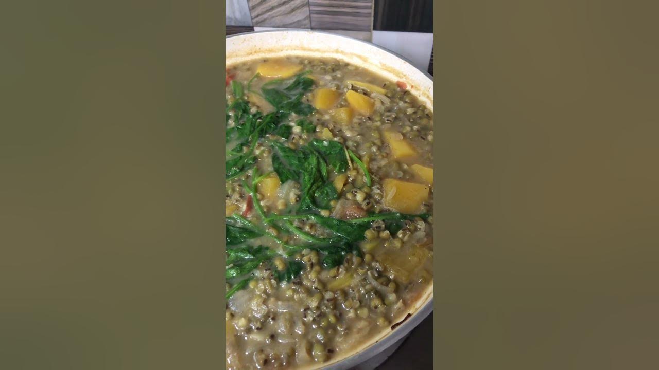 Ginisang monggo n my kalabasa - YouTube