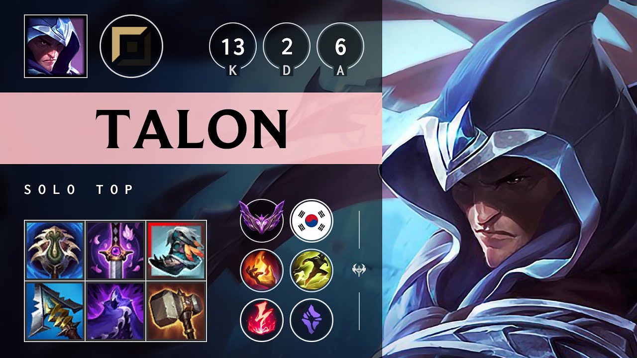 Talon Top vs Trundle - KR Master Patch 25.08 - YouTube
