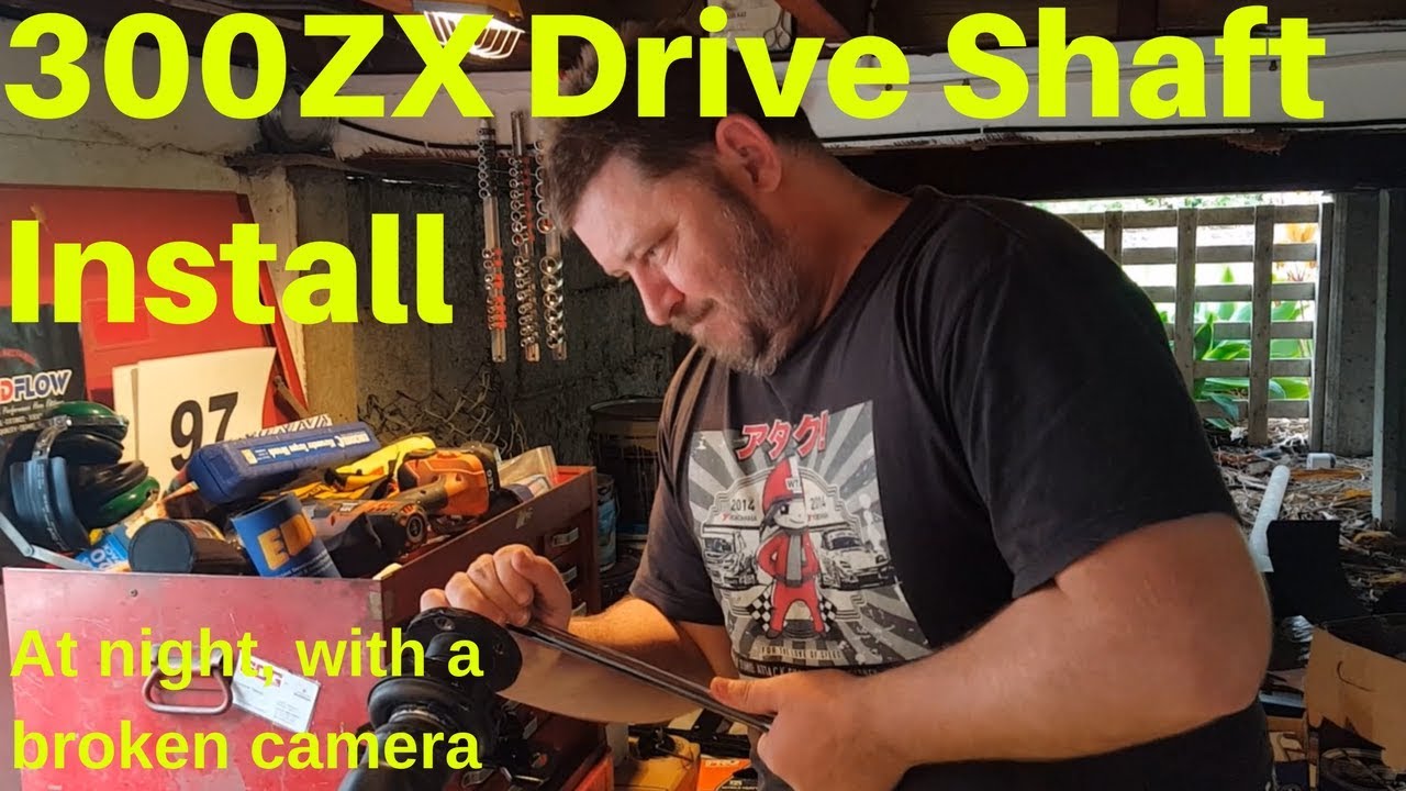 300ZX Z32 Slick Top - Installing the Drive Shaft - How to install a ...
