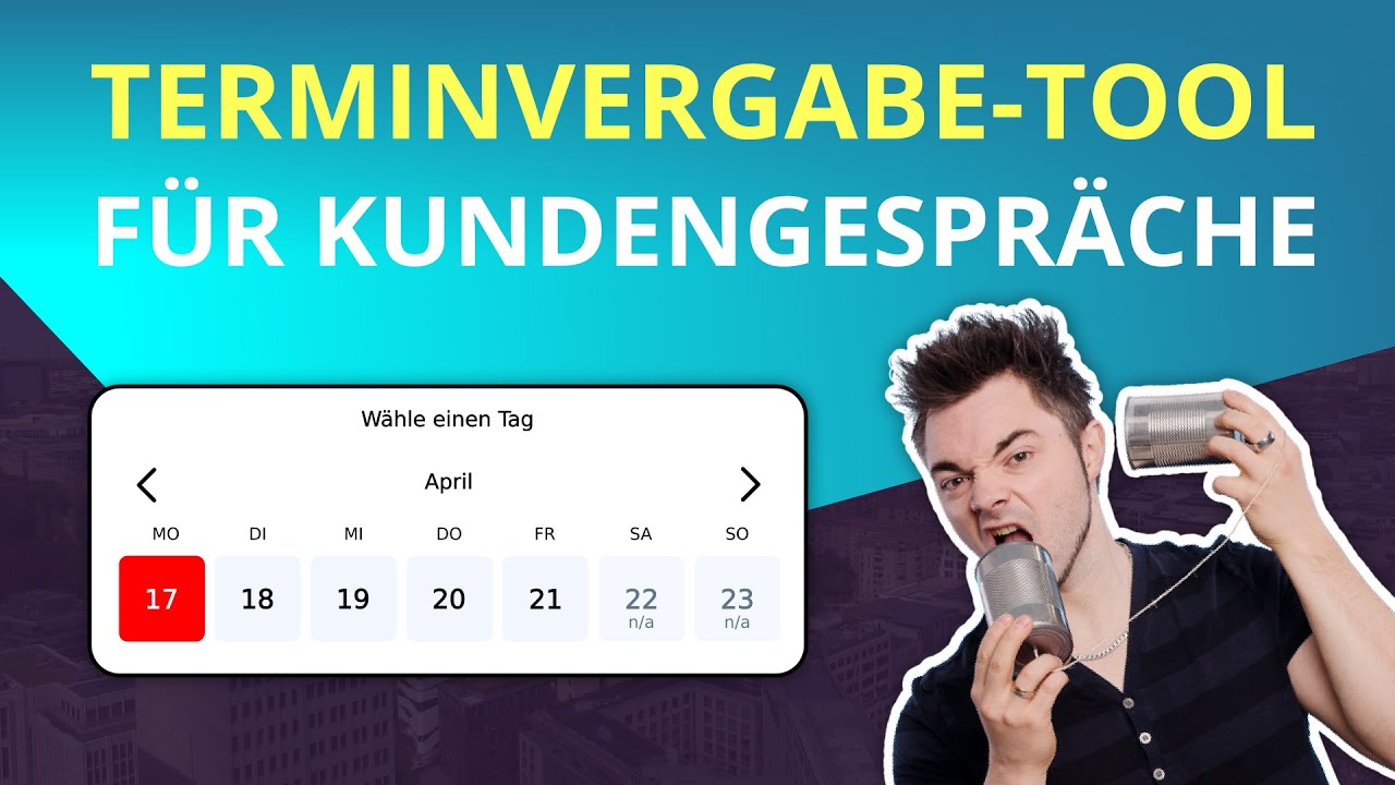 KOSTENLOSES Terminvergabe-Tool einrichten - komplette Schritt für ...