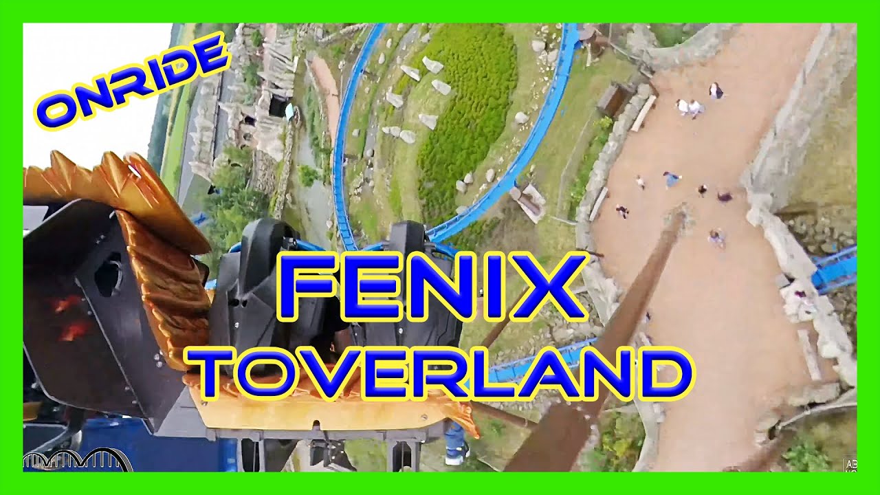 Toverland Fenix Wingcoaster Achterbahn Coaster POV Onride Freizeitpark ...