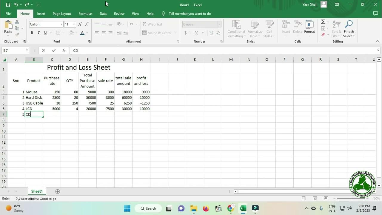 Microsoft Excel Tutorial in Urdu Part 4 | Excel Complete Course | Excel Full Course in Urdu ...