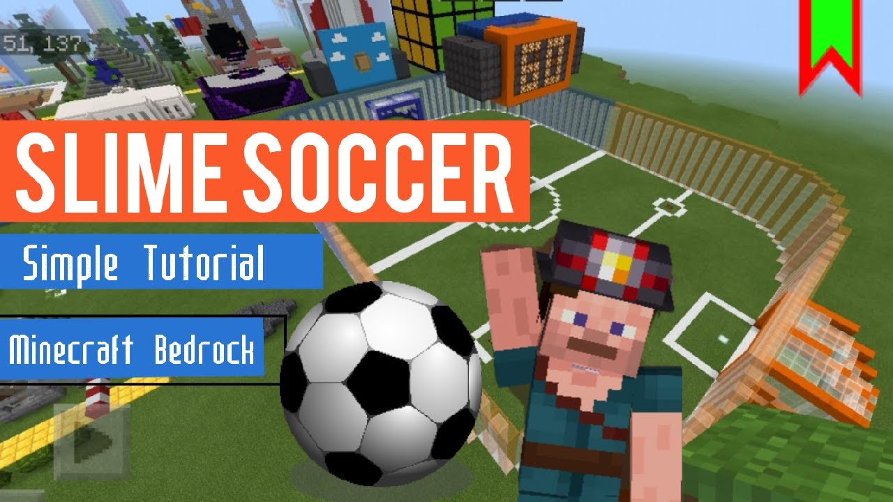 Minecraft Soccer Game tutorial - YouTube