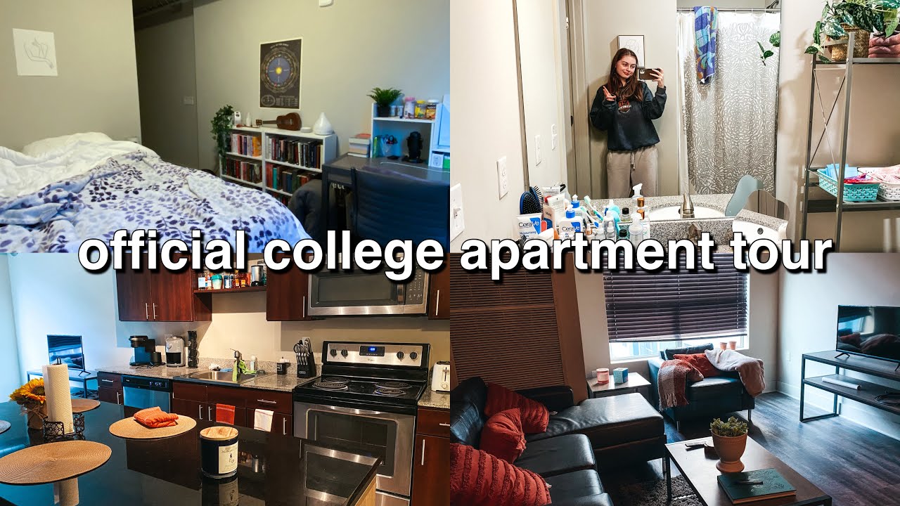 OFFICIAL COLLEGE APARTMENT TOUR - YouTube