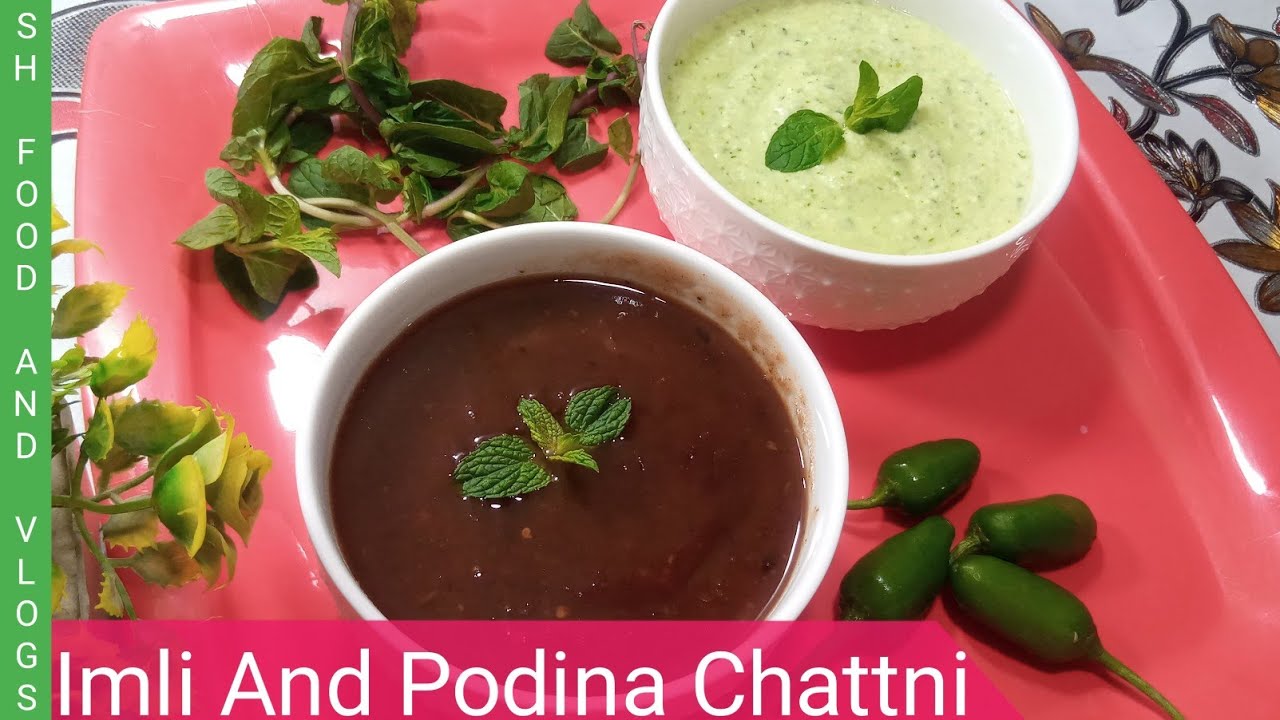 Chatpati Imli Chatni & Pudina Green Chatni Recipe | by SH Food And ...