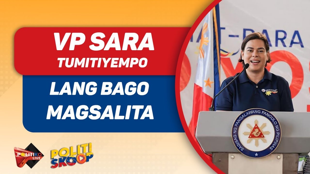 VP Sara tumitiyempo lang bago magsalita? – Alan German - YouTube