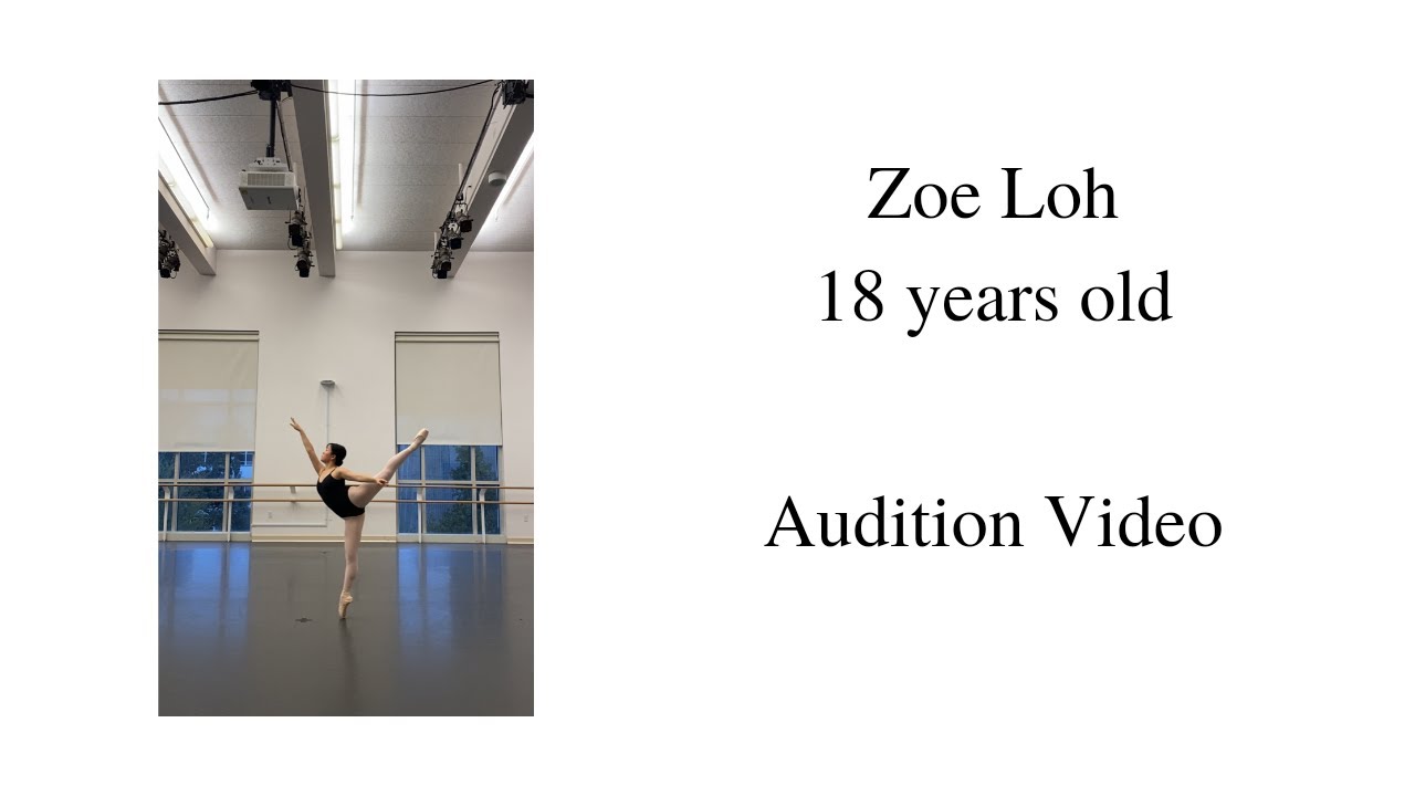 OU Ballet Audition Video - Zoe Loh - YouTube