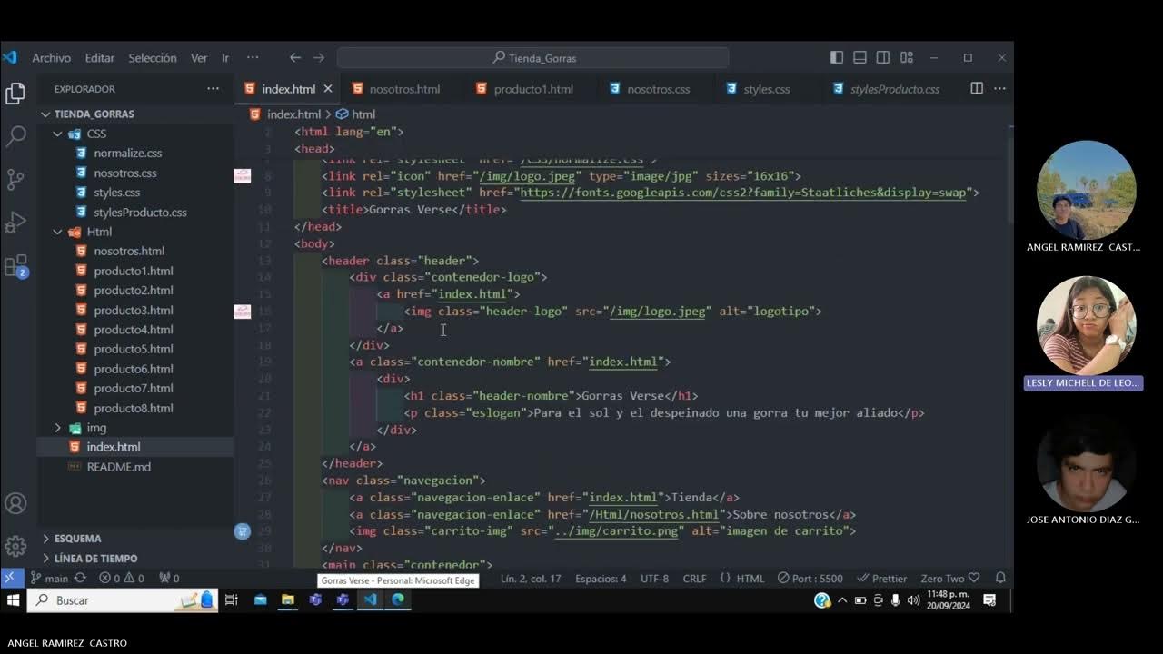 Proyecto Tienda HTML Y CSS - YouTube