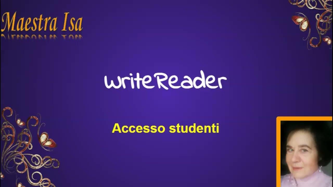 Storytelling: WriteReader alunni - YouTube