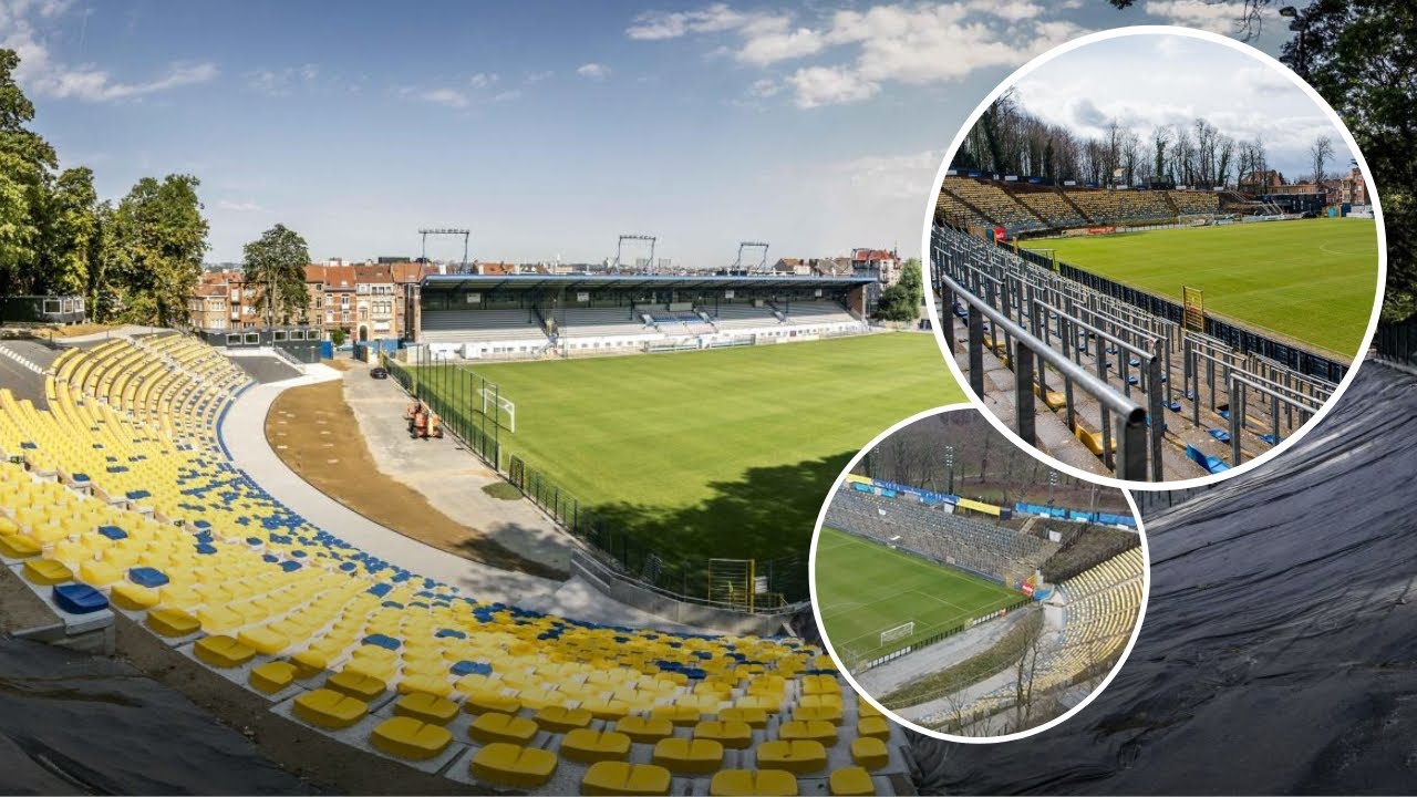 Joseph Marien Stadium - Royale Union Saint-Gilloise - YouTube
