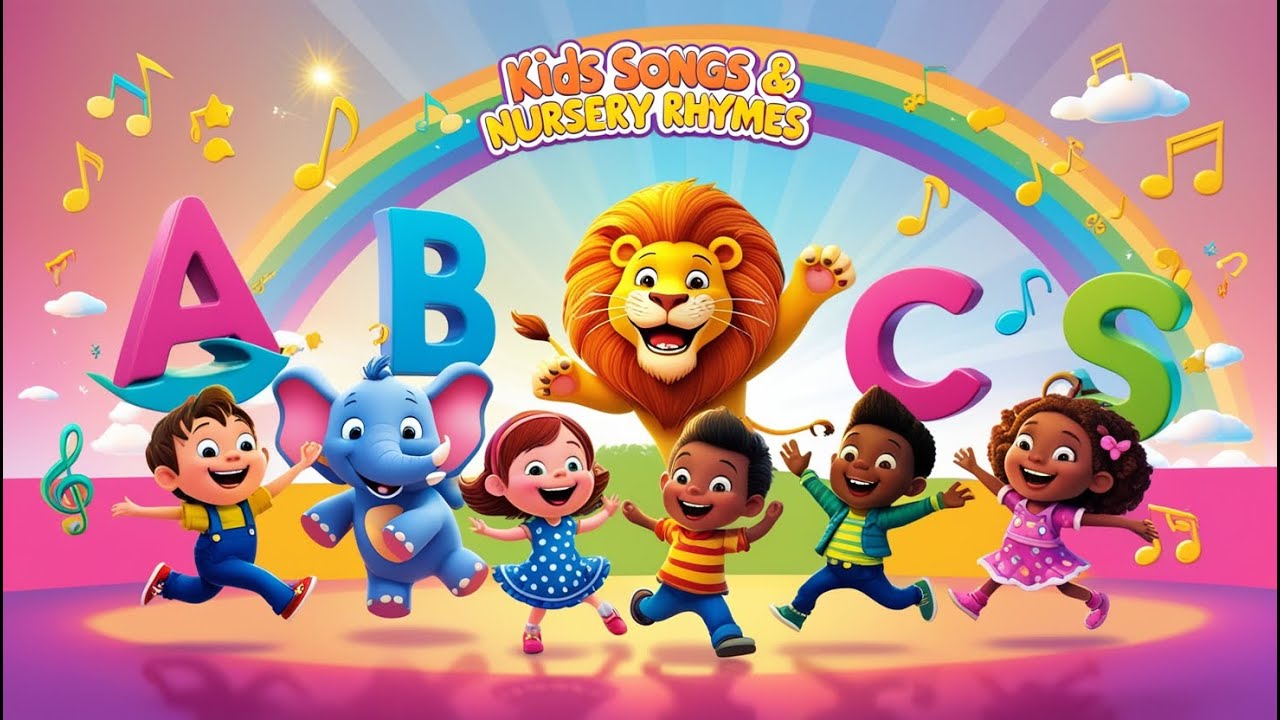 🤡 ABCD Songs For Kids 🤖 Little Sing Along 👻 Nursery Rhymes & Kids Songs ...