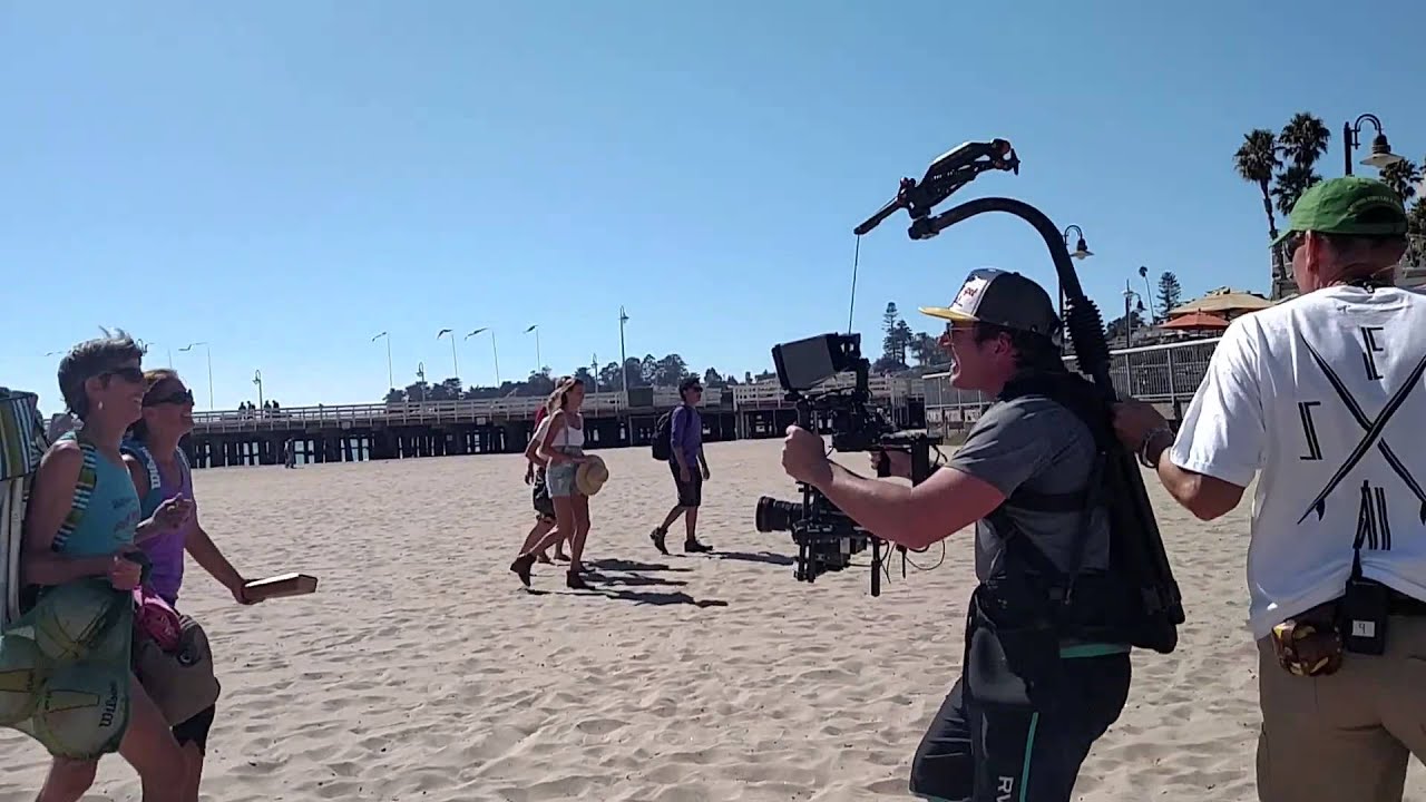 Beach Volleyball Commercial Shoot (Jackie Signor) - YouTube