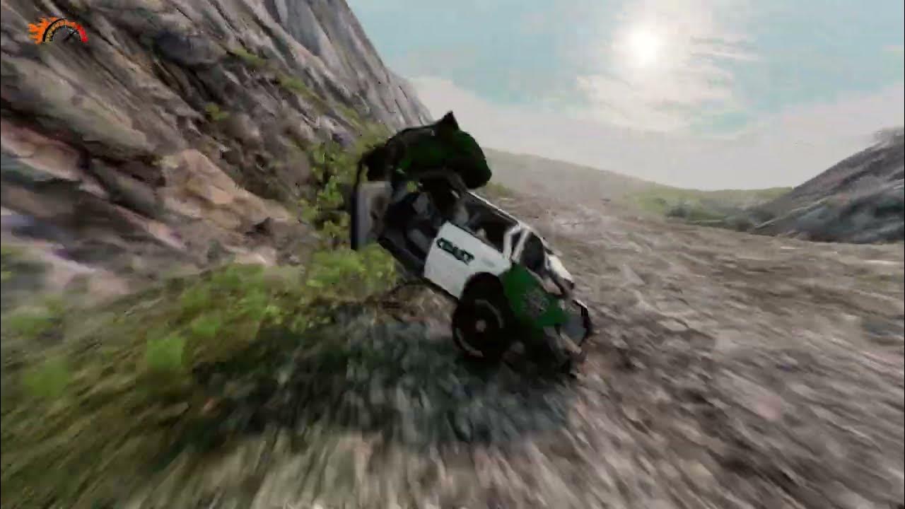Cars vs Cliff - BeamNG.Drive - YouTube