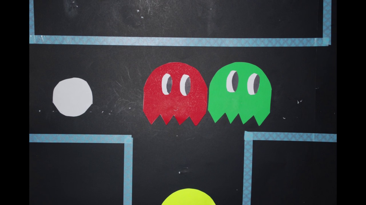 PAC Man Stop Motion - YouTube