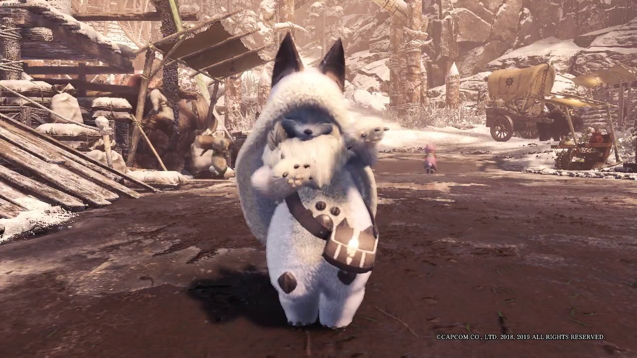Monster Hunter World: Iceborne Palico dance gesture - YouTube
