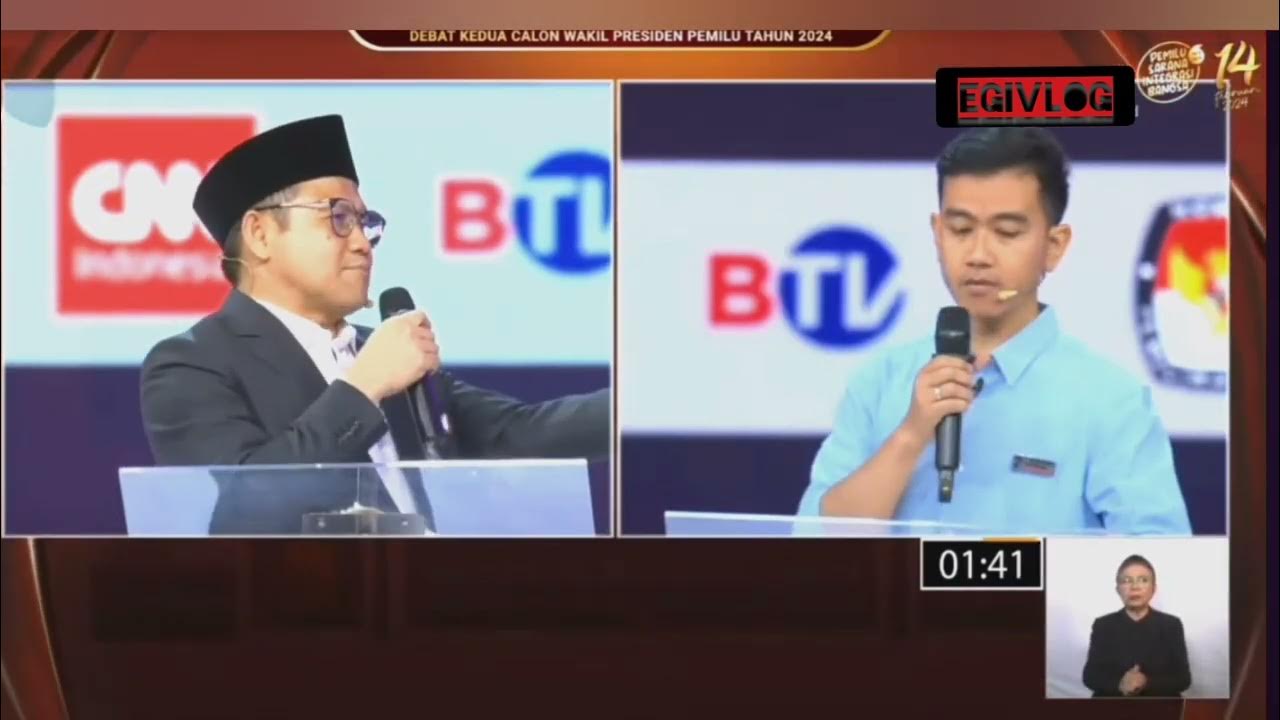 gibran tanya cak imin soal SGIE di debat cawapres malam ini - YouTube
