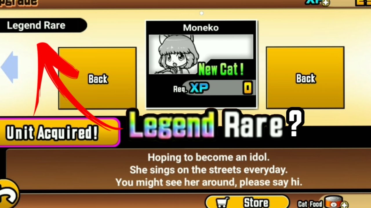 What? Moneko is a Legend Rare? (Custom Unit) - The Battle Cats + - YouTube