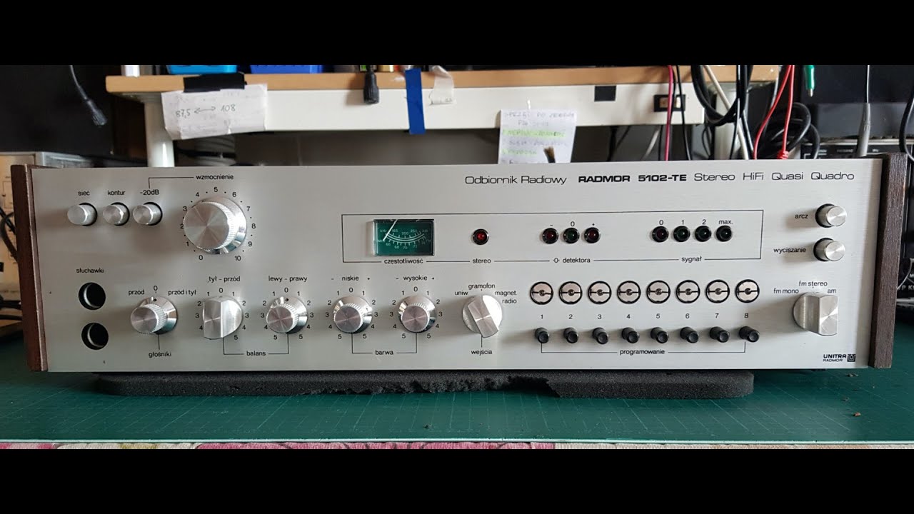 62 Radmor 5102 TE. Przestrojenie i serwis. CZ1 - YouTube