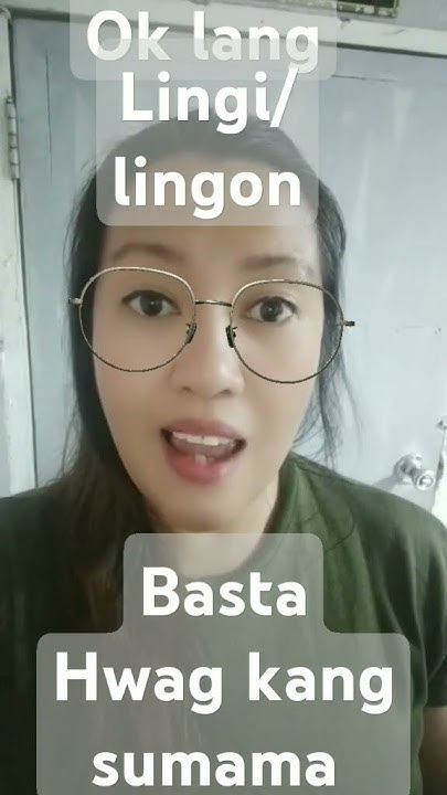 Ok lang tumingin o lumingon Basta huwag ka lang sumama - YouTube