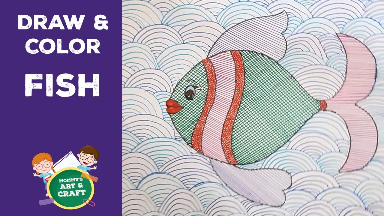 Draw & Color Fish | How To Draw A Fish - YouTube