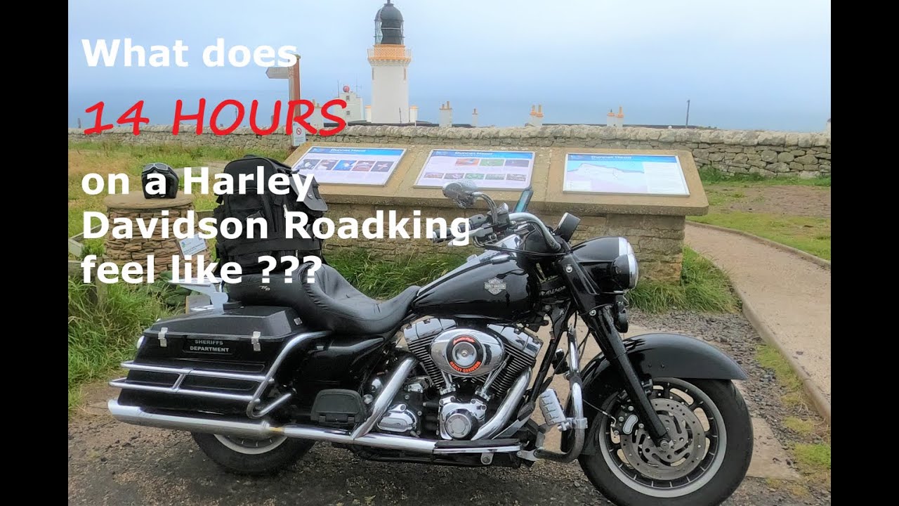 RIDING NORTH UNTIL I RUN OUT OF ROADS IN 1 DAY ON A HARLEY DAVIDSON ...