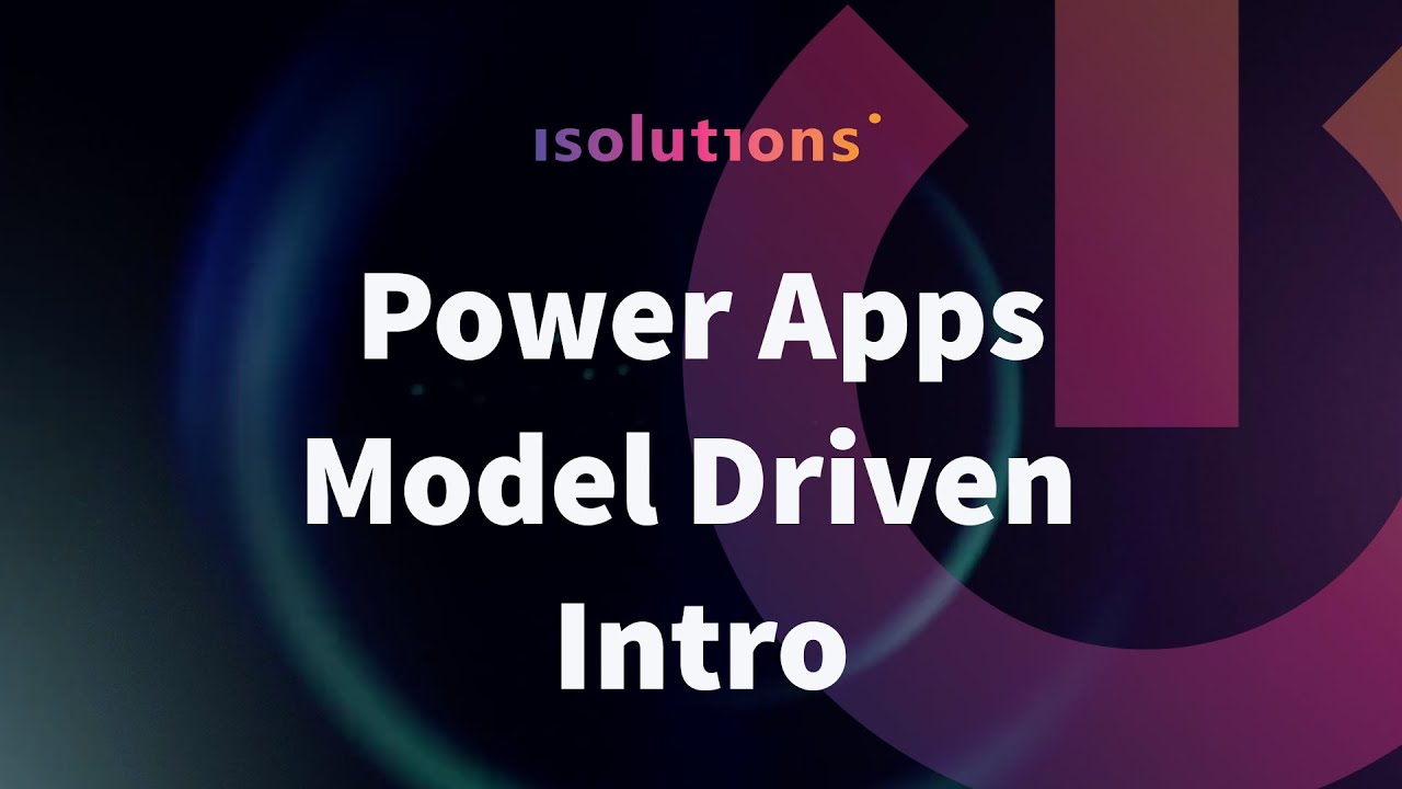Power Apps - Model Driven intro - YouTube