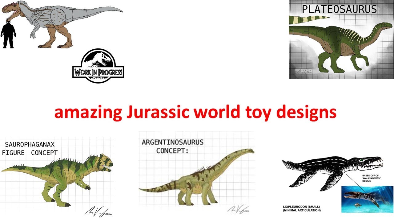 amazing Jurassic world toy designs Mattel please make - YouTube