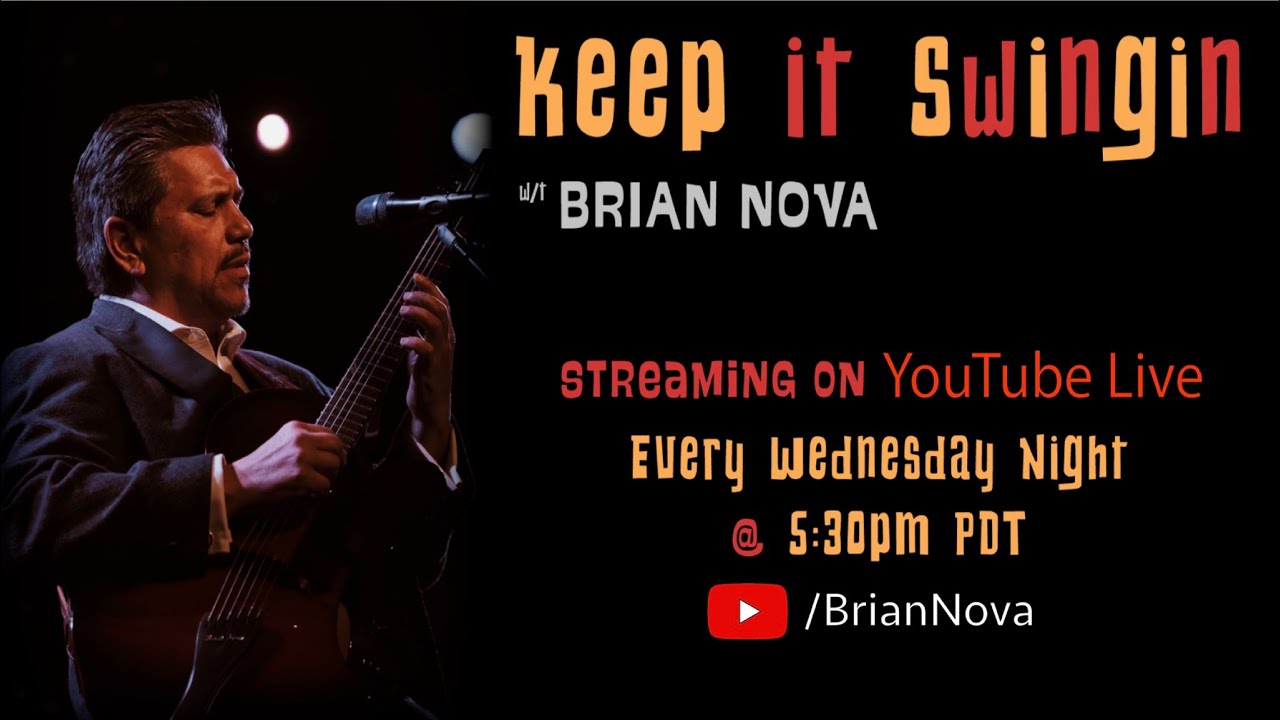 Keep It Swingin' - Brian Nova YouTube Live - YouTube