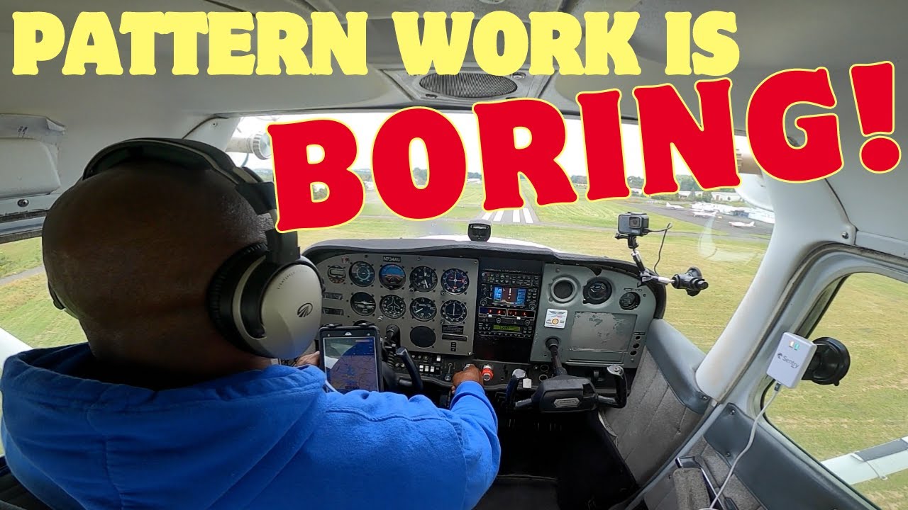 Flying in the pattern is BORING! #privatepilot - YouTube