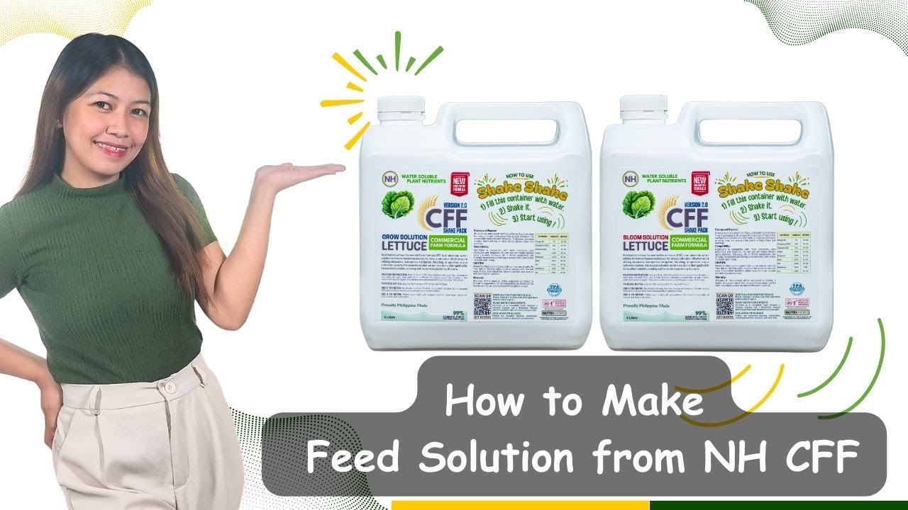 How to Make Feed Solution from NutriHydro Lettuce CFF - YouTube