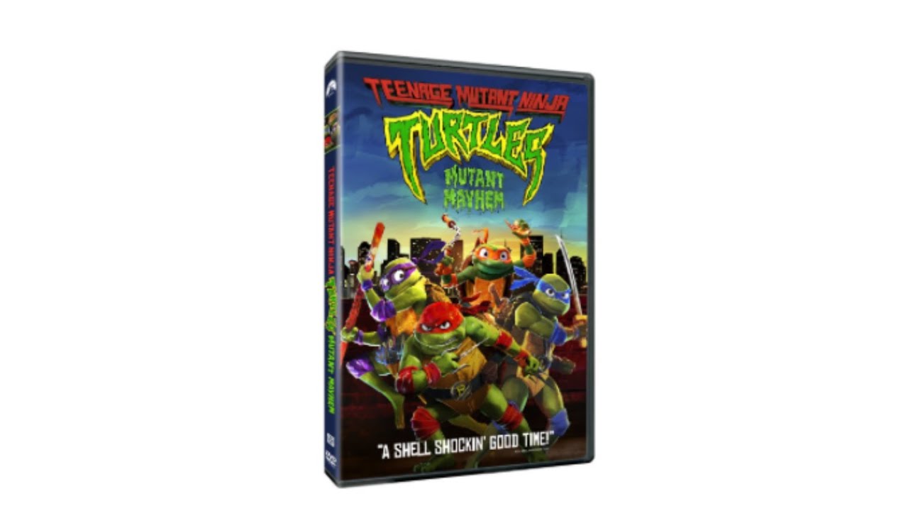 TMNT Mutant Mayhem DVD Unboxing - YouTube