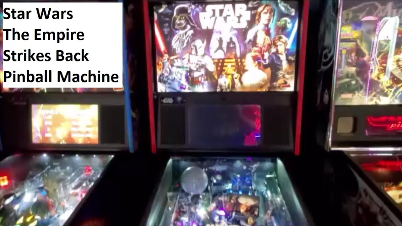The Empire Strikes Back Pinball Machine, The Game Station Arcade ...