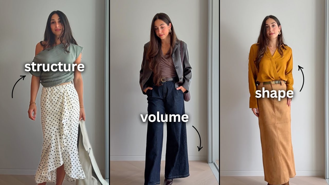 How to dress to flatter your UNIQUE body shape in 10 mins, part 2 - YouTube