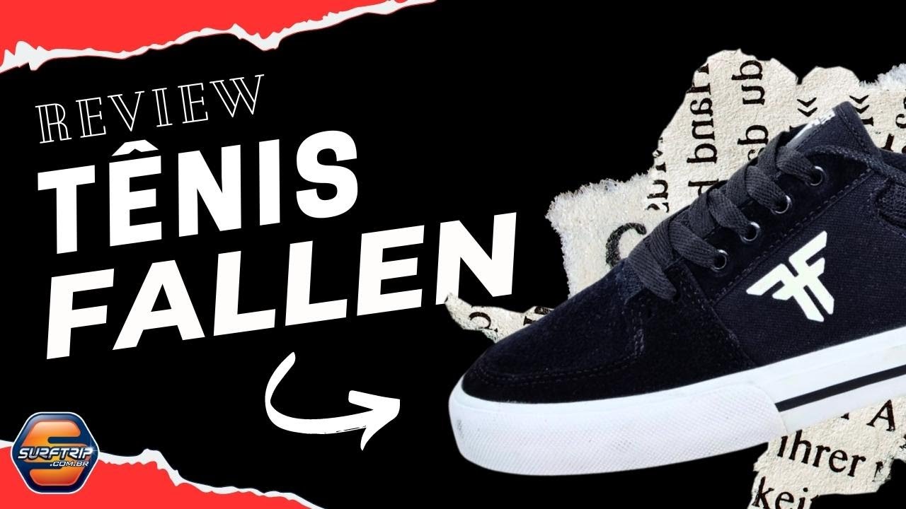 2 tenis fallen skateboard lancamento loja surftrip exclusivos - YouTube