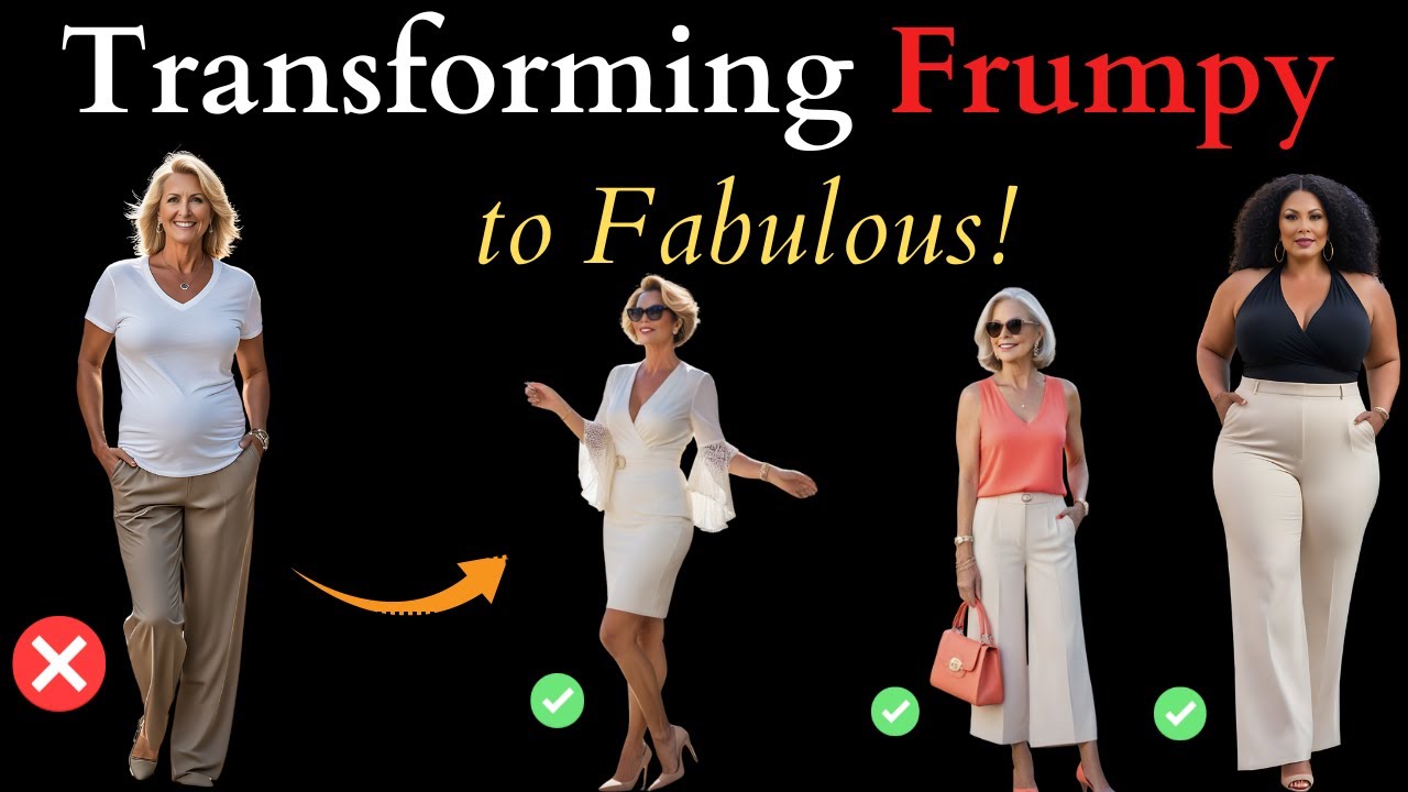 Style Mistakes - How Not To Look Frumpy After 40 - Elegance Over 40, 50 ...