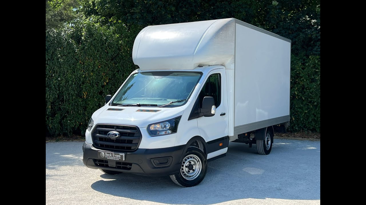 FORD TRANSIT 2.0 350 LEADER L4H1 C/C ECOBLUE 129 BHP LUTON VAN WITH ...