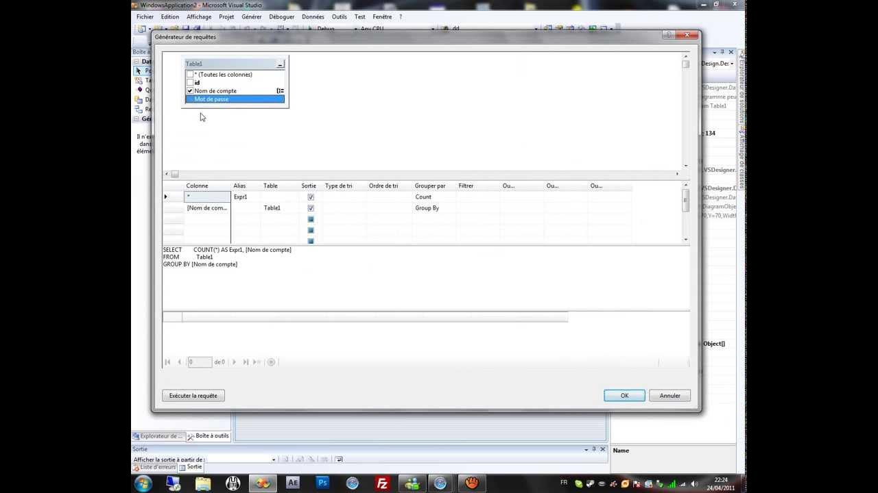 [ Tuto Vb.Net ]Crée une connexion a un base de donnée local - YouTube