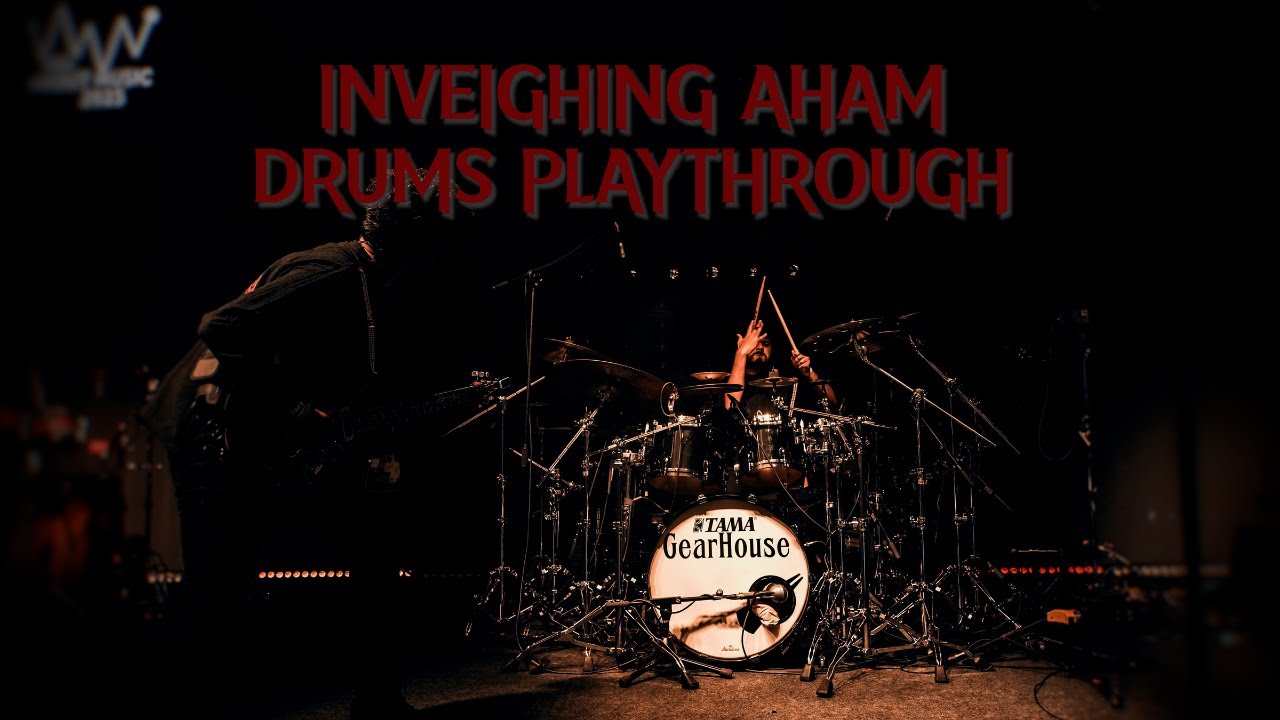 Inveighing Aham | Drums PlayThrough | @Johnpaulindia ft. BC Manjunath ...