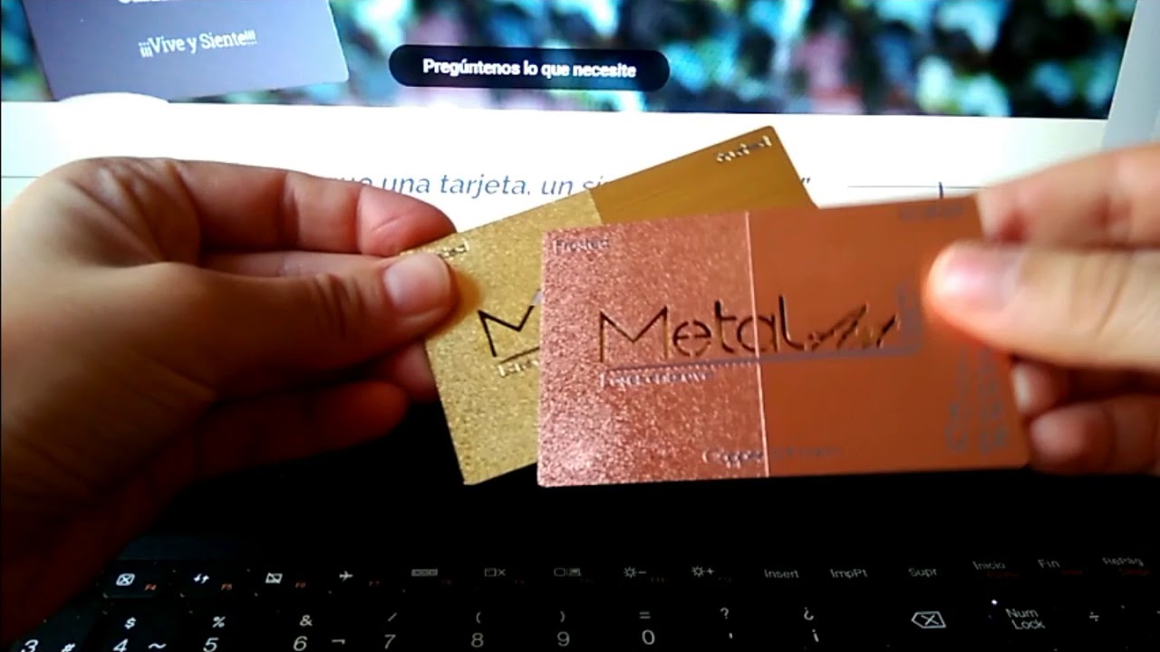 Would you like to know how our metal cards sound like? - YouTube