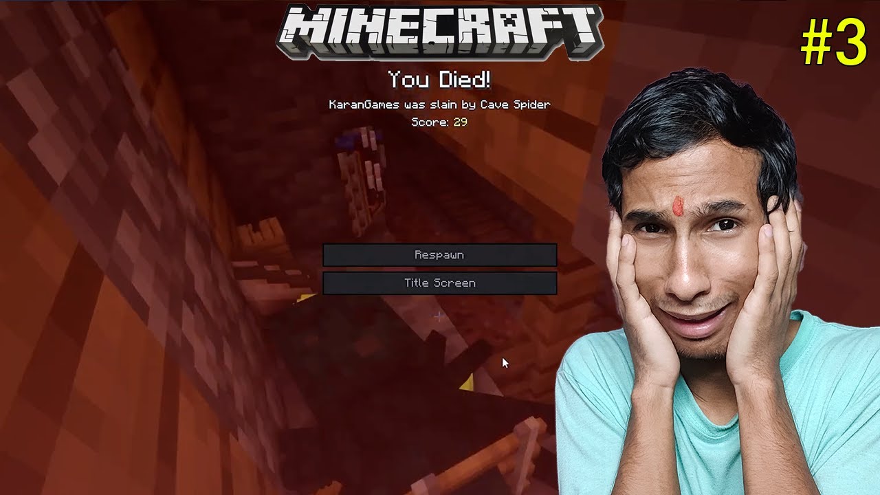 You Died! by Cave Spider | Minecraft Gameplay #3 - YouTube